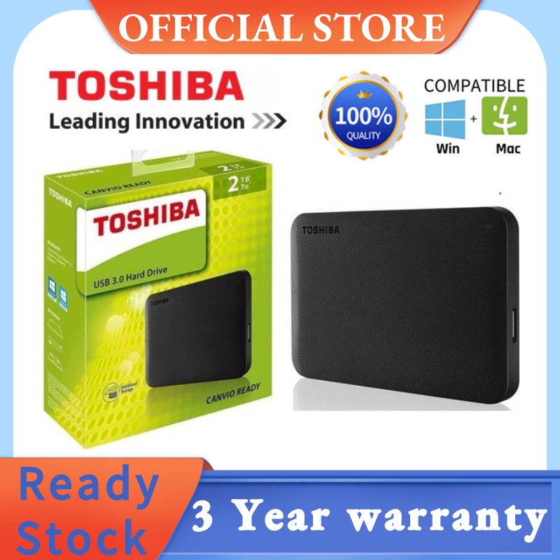 Toshiba 2TB 1TB External Hard Drives USB 3.0 External Hard Disk ...