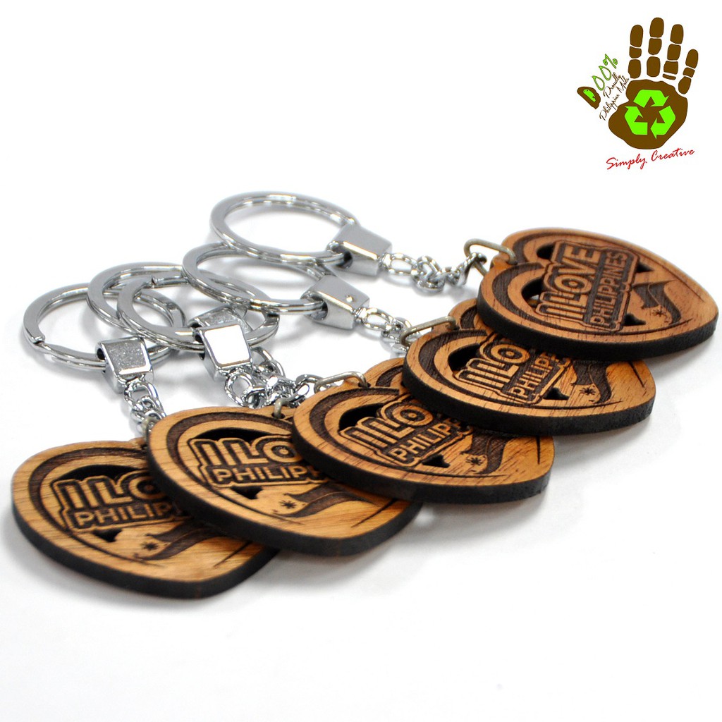 Wood Keychain (Philippine Designs) | Shopee Philippines