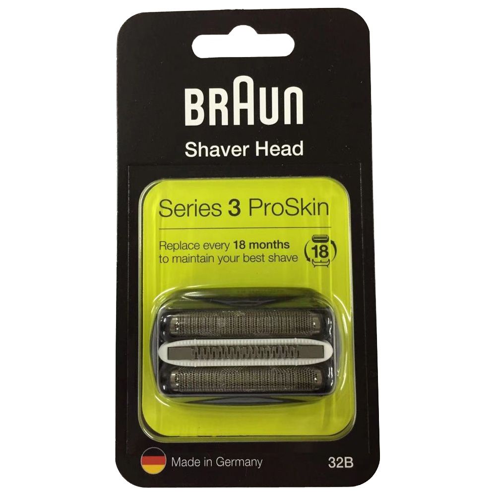Braun 32B Series 3 Foil & Cutter Replacement Shaver Head ( Black ...