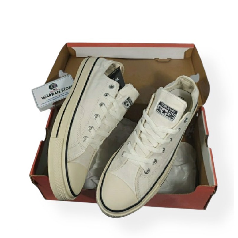 PUTIH Converse All Star 70s low White Premium Converse 70s White Shoes ...