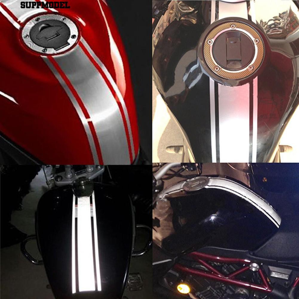 ⏲50cm Motorcycle Tank Stripe Pinstripe Decal Sticker Reflective DIY ...
