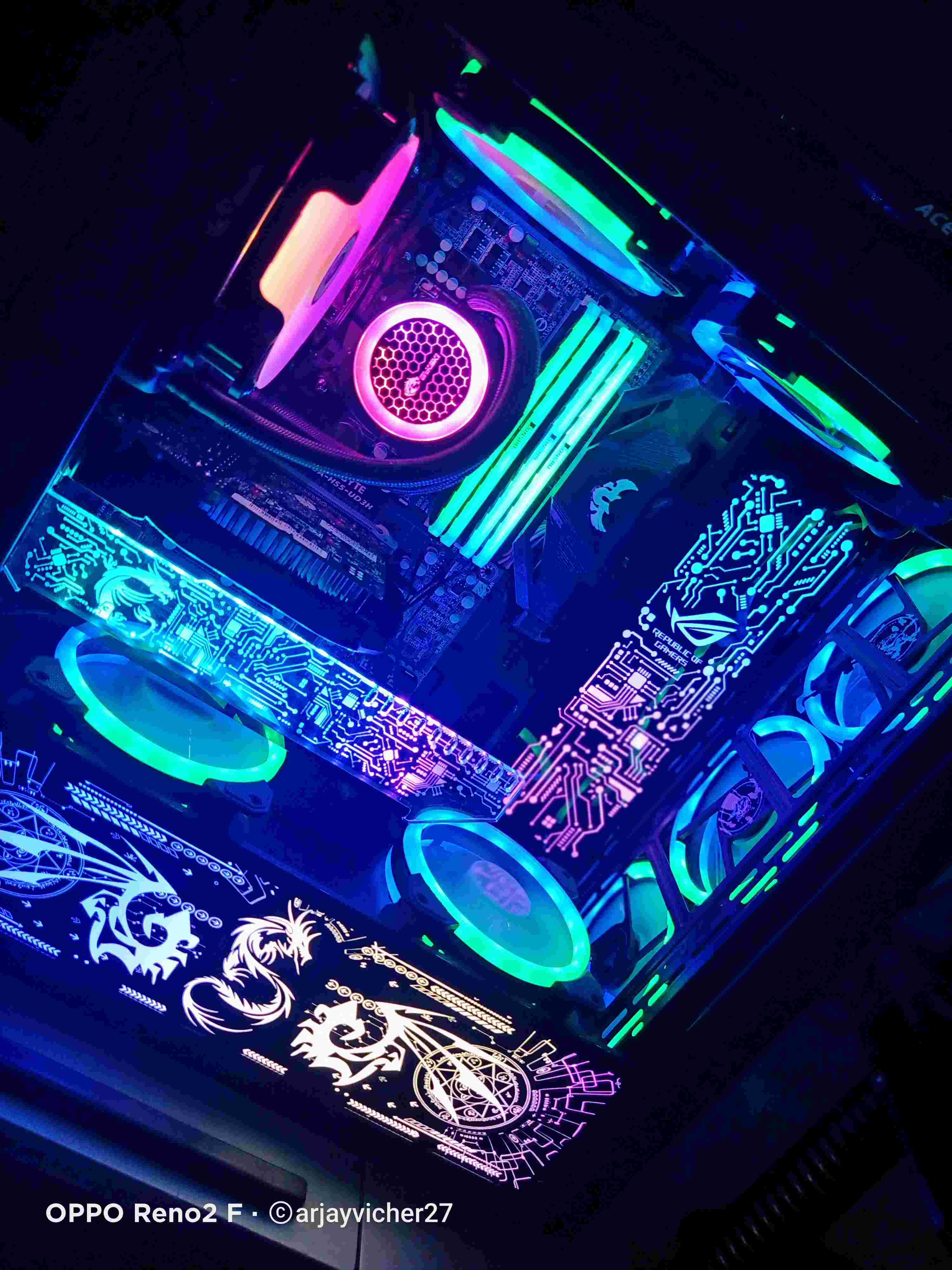 customized RGB pc case panel psu shroud gpu backplate 12v 4pin 5v 3pin ...