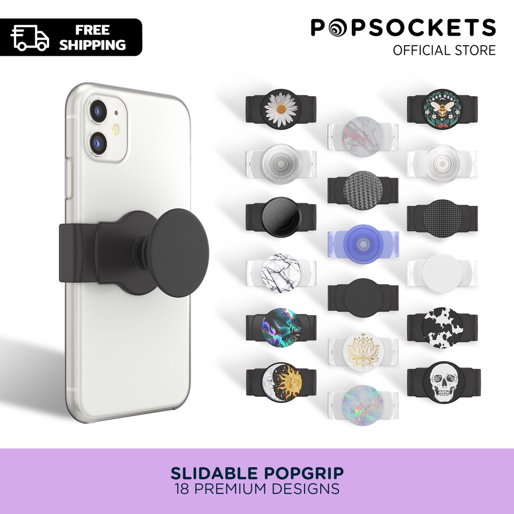 PopSockets Slide Stretch PopGrip - The Premium Phone Grip | Shopee ...