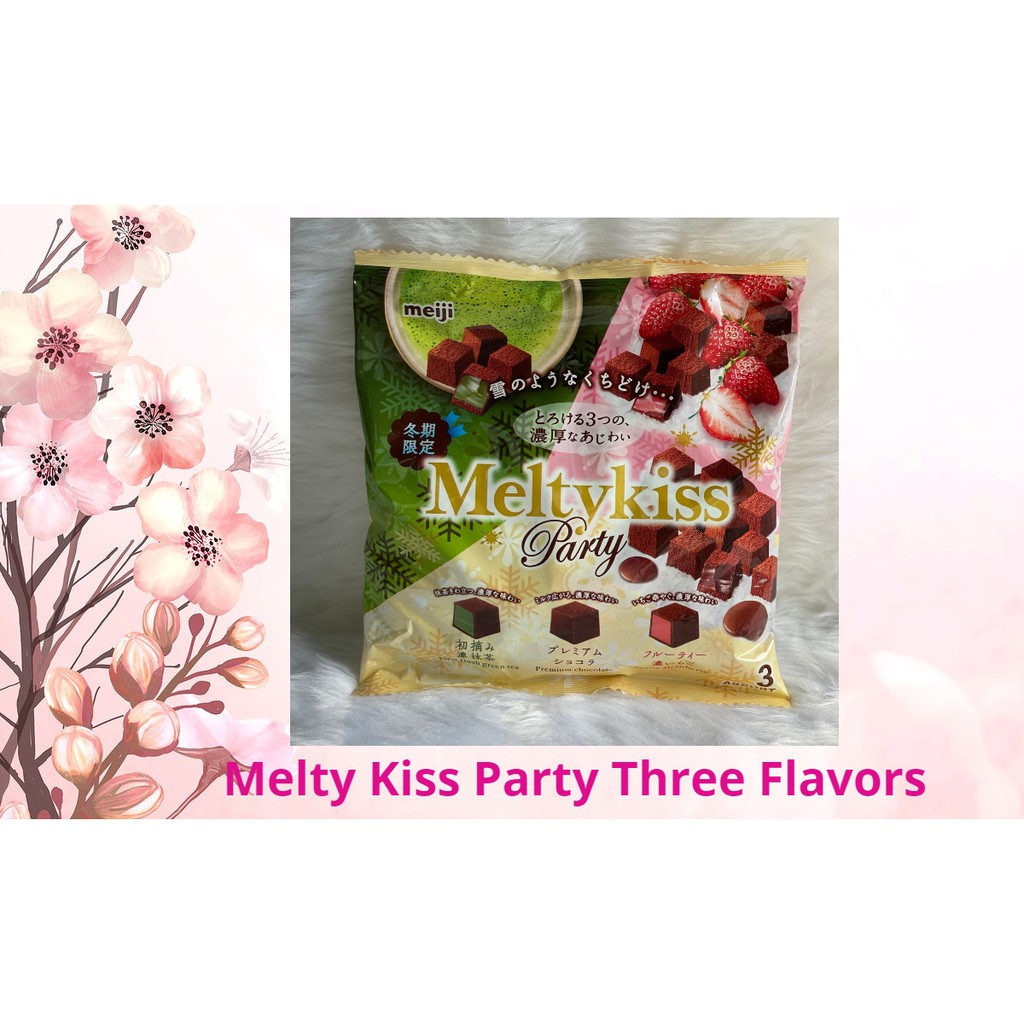 JAPAN MELTY KISS PARTY THREE FLAVORS CHOCOLATE | Shopee Philippines