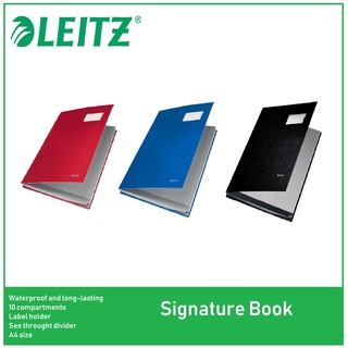 Leitz 5701 Signature Book with 10 Compartments A4 - Made in Europe ...