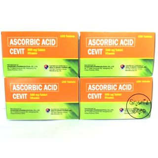 CEVIT Ascorbic Acid Tablet 100's | Shopee Philippines