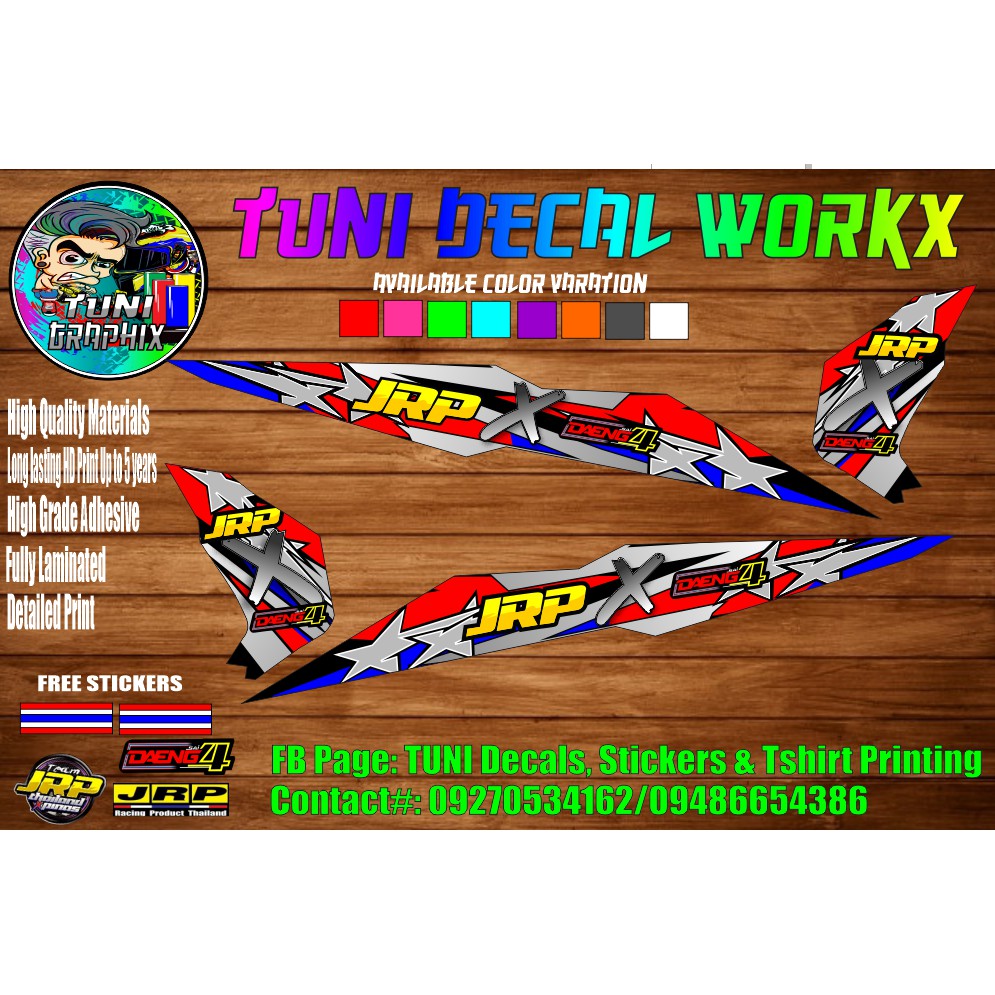 HONDA BEAT FI V2 (JRP X DAENG DECALS) D1 W/ FREEBIES | Shopee Philippines