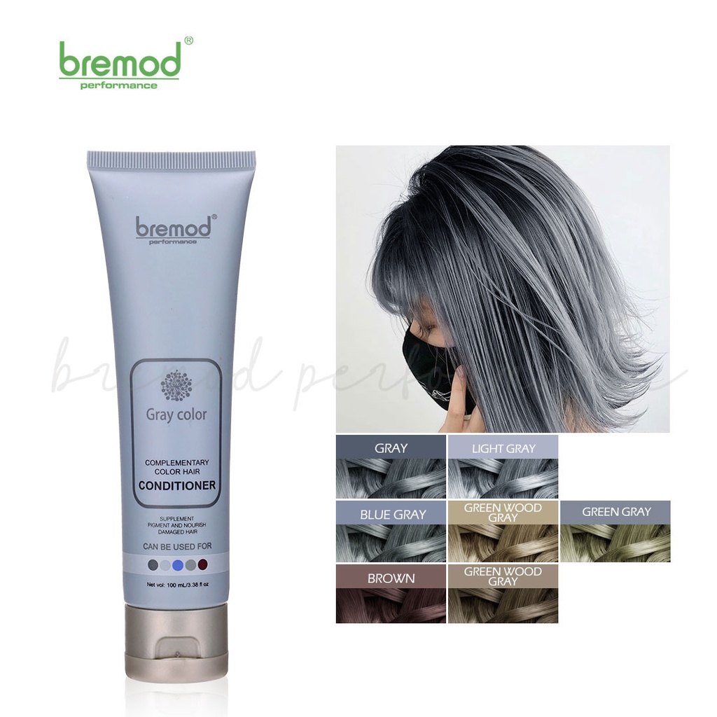 Bremod hair Color Complementary Locking Nourish dry Hair Ash Color ...