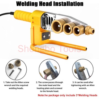 PPR Heater / Fusion Machine With Mould Size 20, 25, 32mm PVC Pipe ...