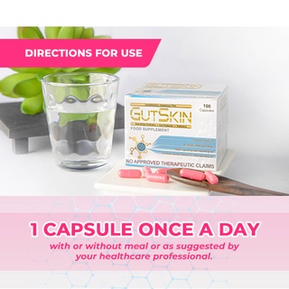 GUTSKIN Probiotic Supplement 100 caps | Shopee Philippines
