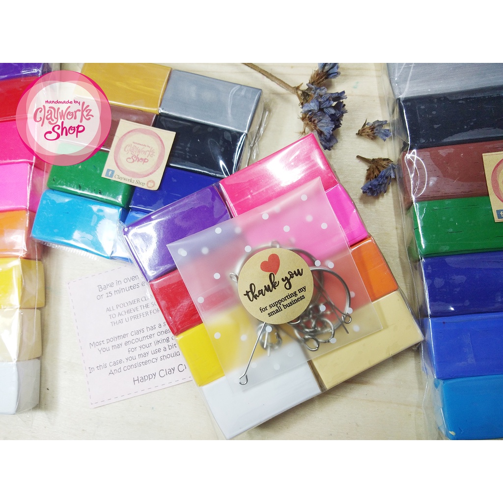 Polymer Clay Set 8/12/16 PCS Color Mini Blocks Trial Pack , Color ...