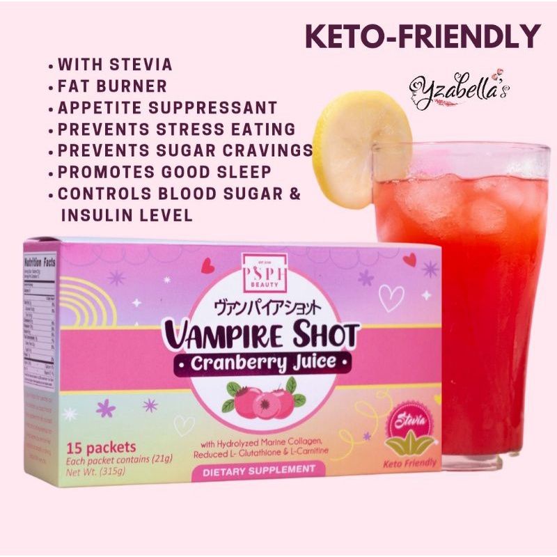 VAMPIRE SHOT CRANBERRY JUICE BY PSPH | Shopee Philippines