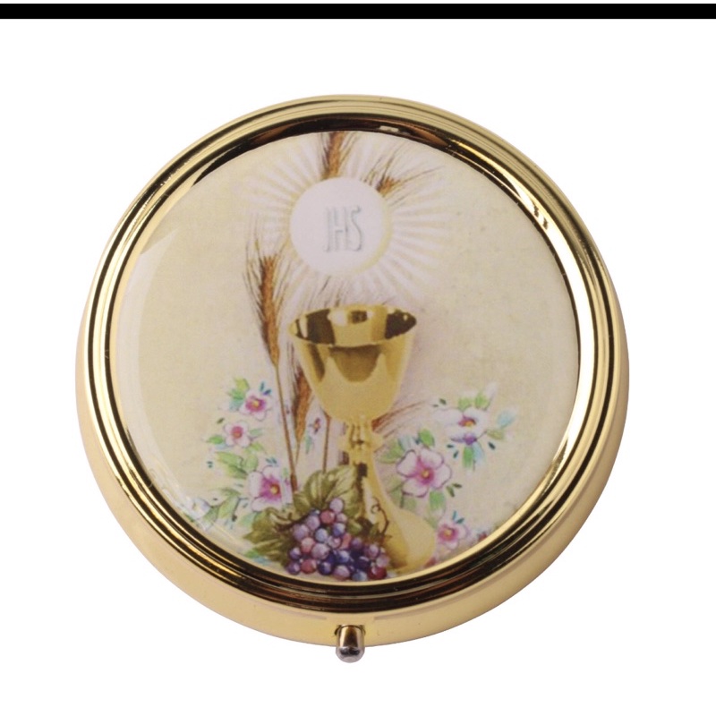 Pyx: Holding Altar Bread for Holy Communion (Fit @10 pcs Altar small ...