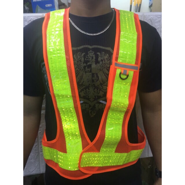 Skeleton Type Reflectorize Vest Safety Vest with ID Holder | Shopee ...