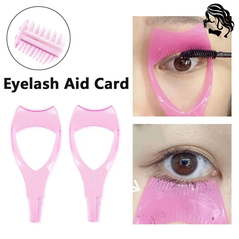1PCS Three-in-one Eyelashes Stencil / Plastic Eyelash Comb Mascara ...