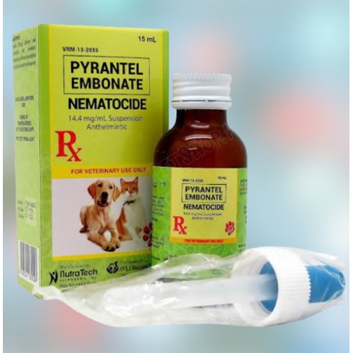 Nematocide dewormer 15ml 60ml PAMPURGA sa aso pusa with sticker and ...