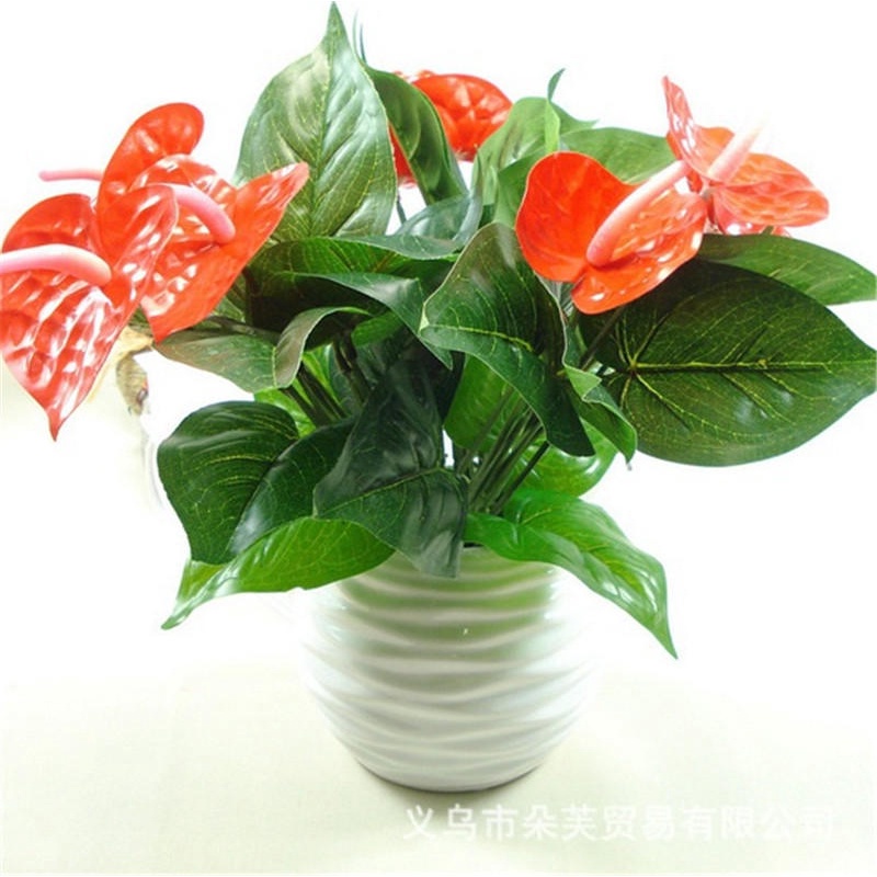 1 Bunch Home Decor Plastic Flower Artificial Flower Simulation Flowers ...