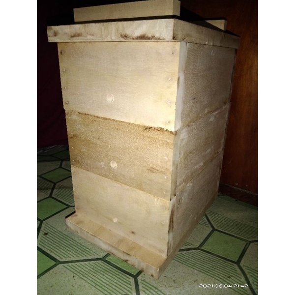 Stingless bee box hive 1set 3layer 4x8x10 Good lumber Gemilina wood and ...