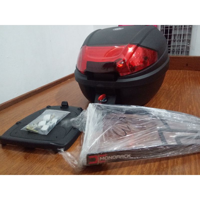 [RMG] DC MONORACK BRACKET & TOP BOX FOR MIO I 125,125s-M3/MIO GEAR 125 ...