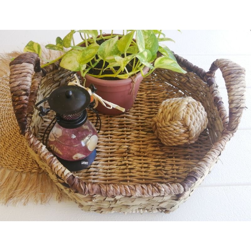 Decorative Tray Baskets for Table | Shopee Philippines