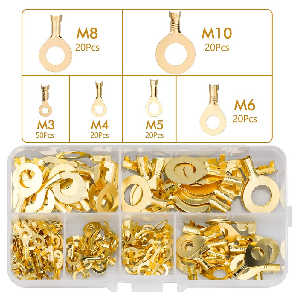 Assortment Kit Box Car terminal 150pcs/540pcs Ring Terminal Cable Lug ...