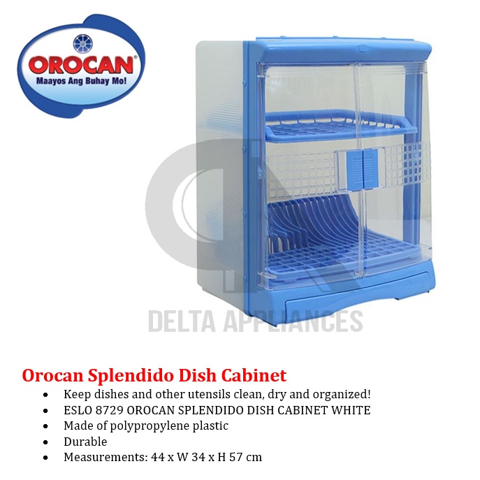 Orocan Splendido Dish Cabinet | Shopee Philippines