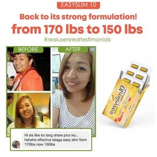 EAsySLIM10 Weight Loss Capsules - STRONG FORMULATION | Shopee Philippines