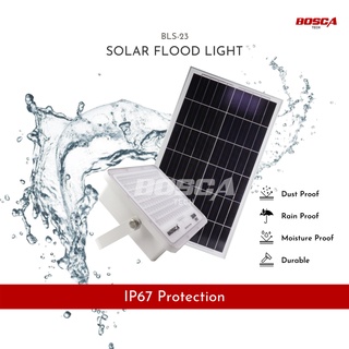 BOSCA LED Solar Flood Light IP67 BLS-23 100W Warm white Remote control ...
