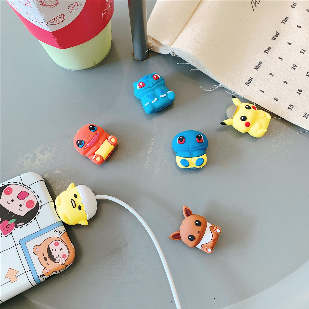 Cord Protector Cartoon Cable protector for Charging cable Headset Cable ...