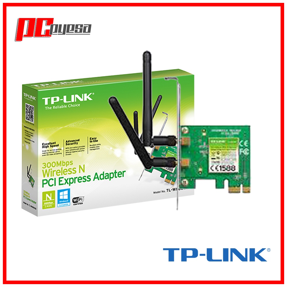 TP-Link TL-WN881ND 300Mbps Wireless N PCI Express Adapter | WiFi Receiver | WiFi Adapter | TP ...