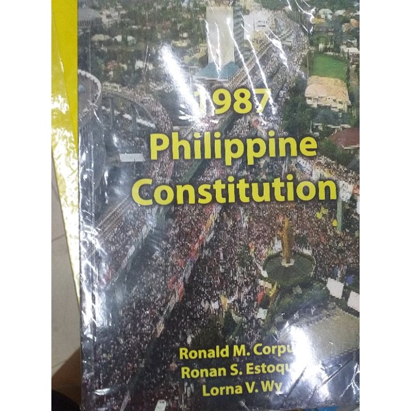 1987 PHILIPPINE CONSTITUTION BY CORPUZ | Shopee Philippines