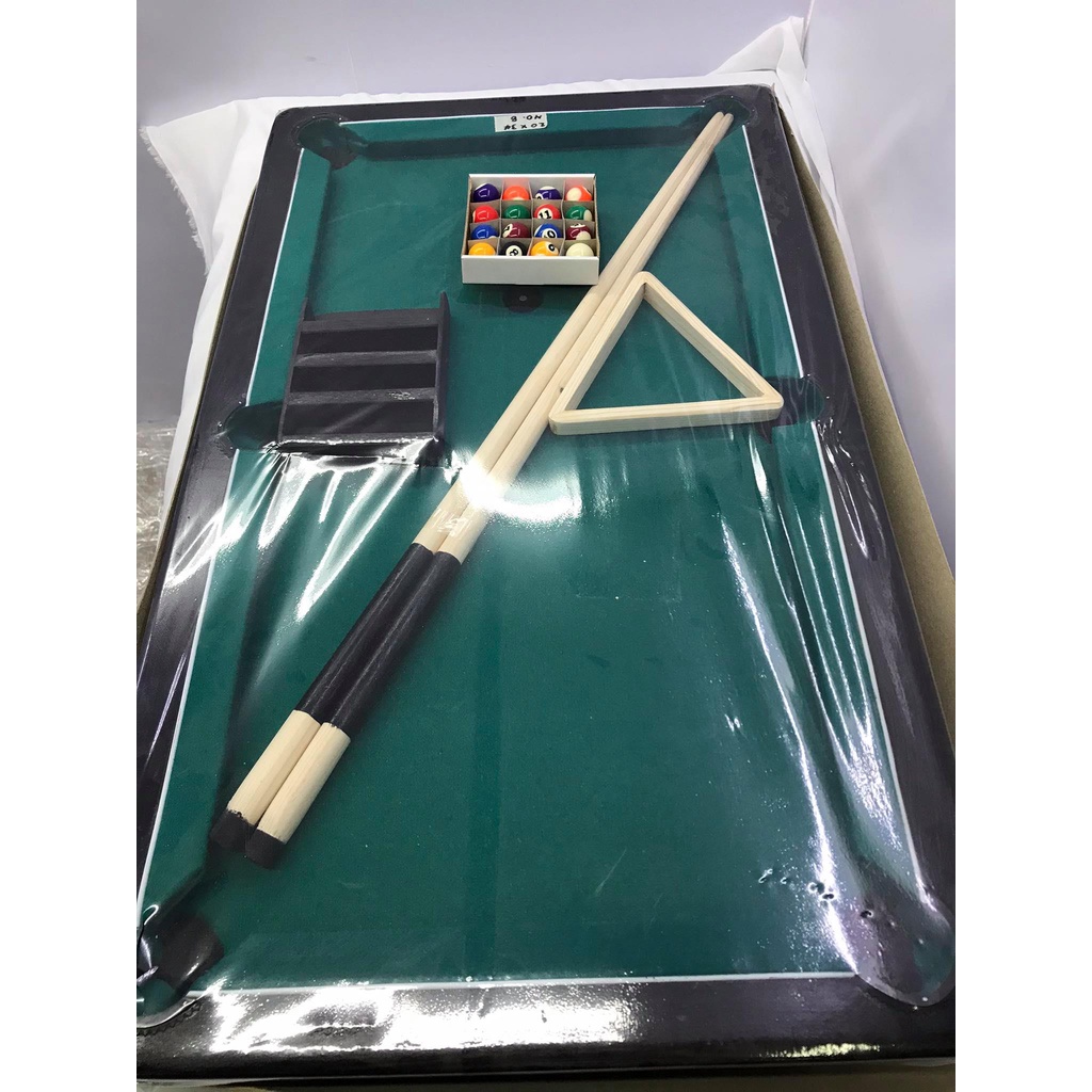 20x34 inches - 3 ft. Mini Billiard Table for Kids with COMPLETE ...