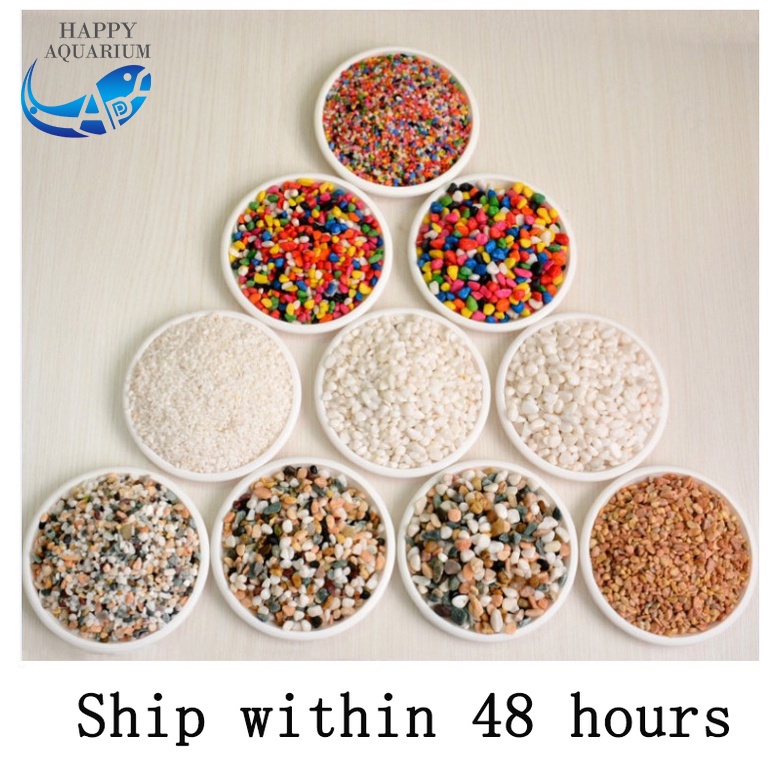 Aquarium Colorful Rocks Pebble Stone For Fish Tank | Shopee Philippines