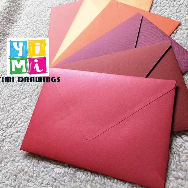 Envelope Burgundy MAROON RED BURGUNDY good for wedding invitation ...