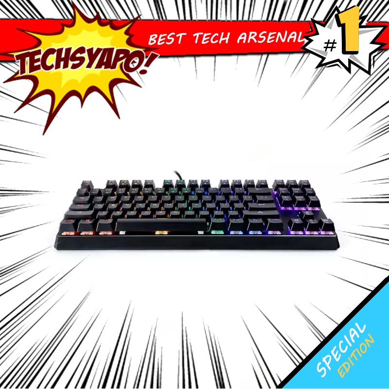RAKK TANDUS 87 KEYS MECHANICAL KEYBOARD | Shopee Philippines