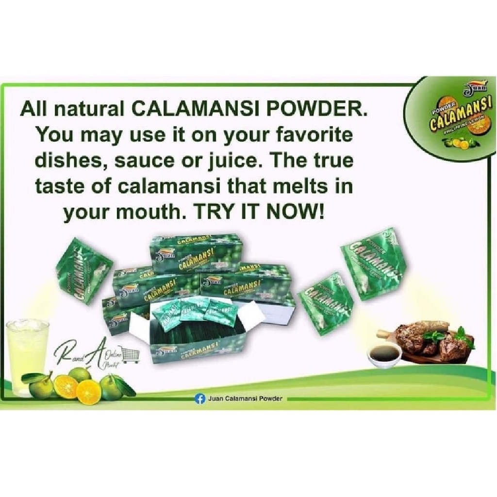 Original JUAN CALAMANSI Juice Powder | Calamansi Powder | Philippine ...