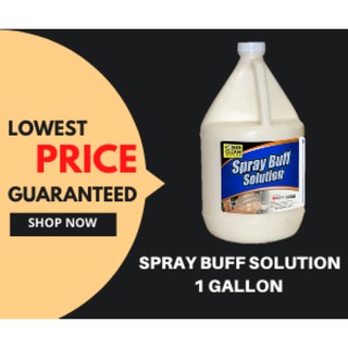 Spray Buff Solution 1 GALLON Floor Wax Vinyl Rubber Linoleum Buffable ...