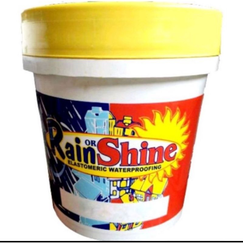 RAIN OR SHINE ELASTOMERIC WATERPROOFING PAINT TIN/PAIL(BALDE/TIMBA ...
