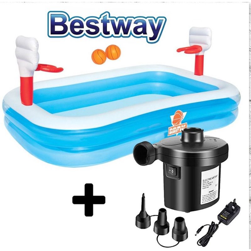 BESTWAY 54122 INFLATABLE Basketball pool for kids | Shopee Philippines