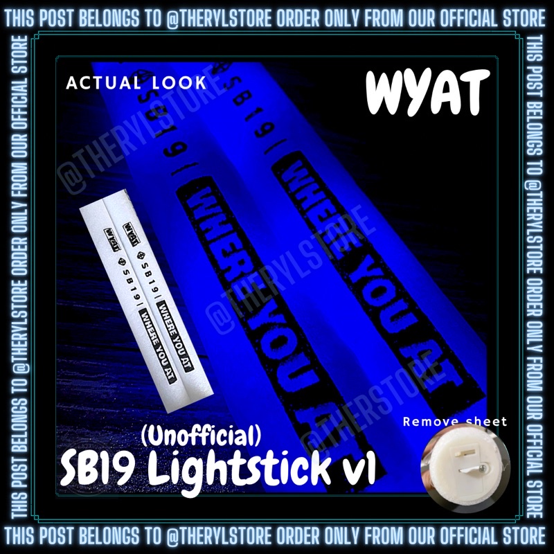 FLASH SALE: SB19 Lightstick v1 foam stick - GET IN THE ZONE BREAK ...