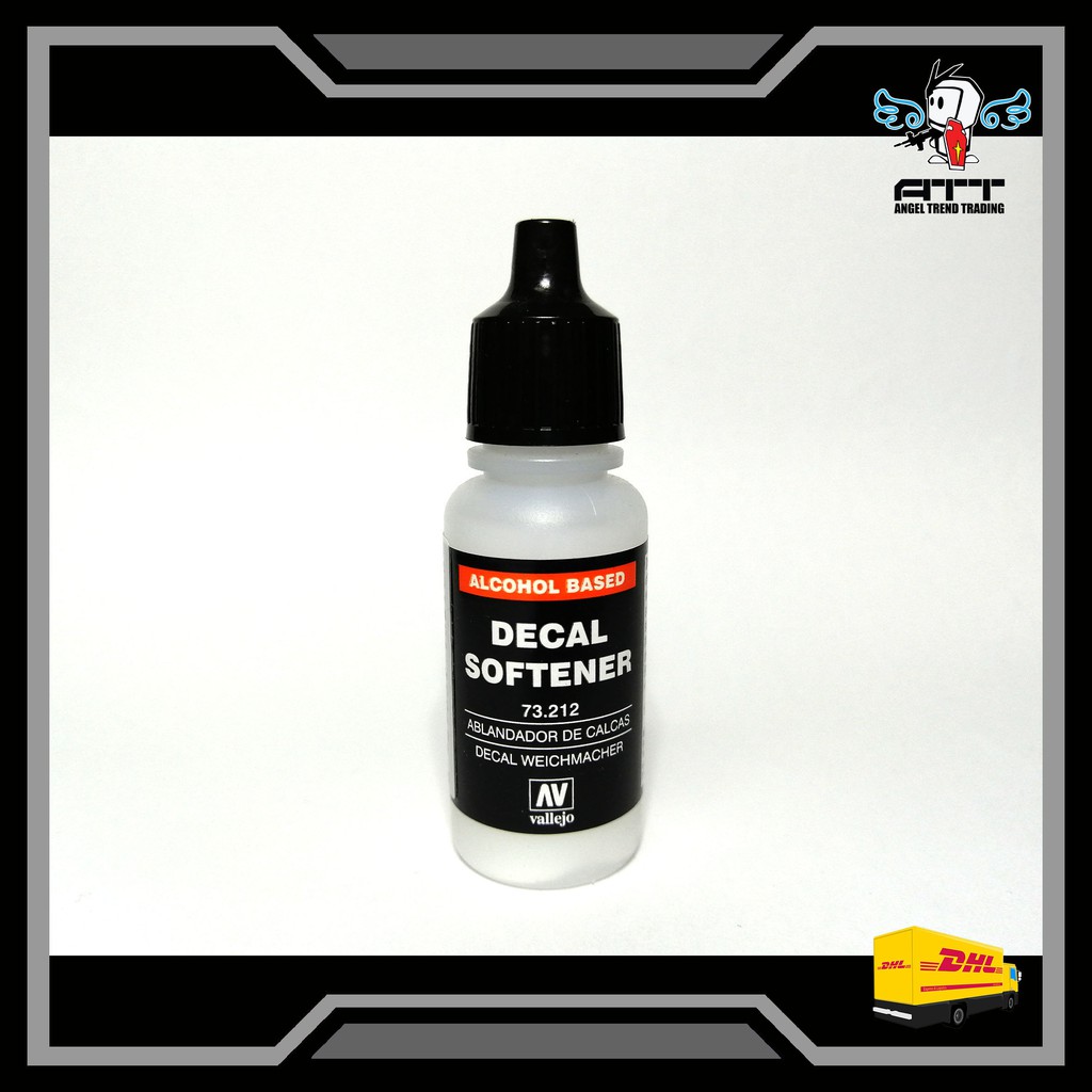 VALLEJO 73.212 DECAL SOFTENER 17ML (Gunpla Gundam Paint ModelKit Resin ...