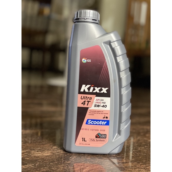 KIXX ENGINE OIL scooter 5w-40 1L | Shopee Philippines