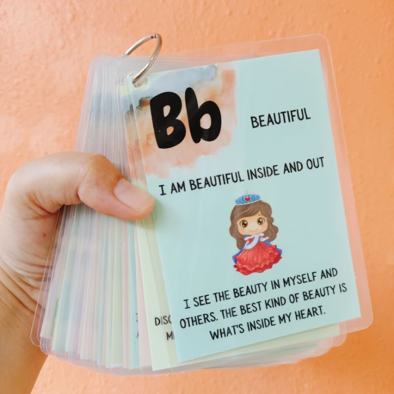 possitive affirmation good manners alphabet educational laminated ...