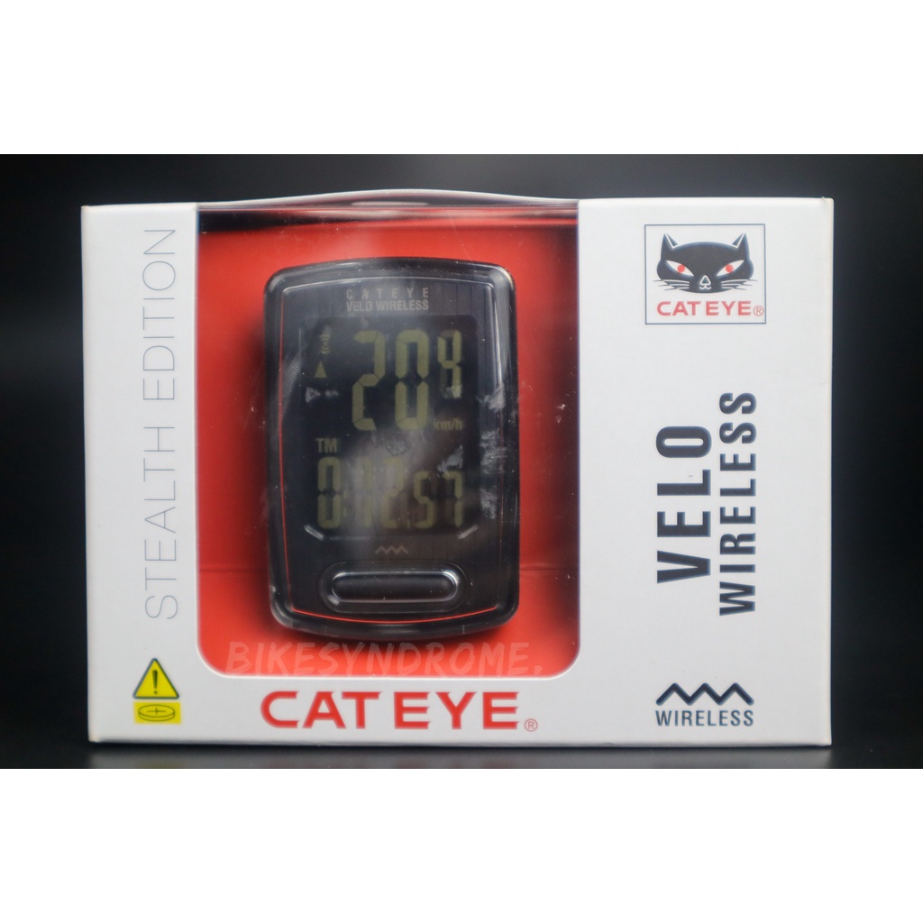 Cateye Velo Wireless (Stealth Edition) Speedometer | Shopee Philippines