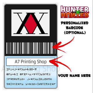 Hunter x Hunter License Card | Shopee Philippines