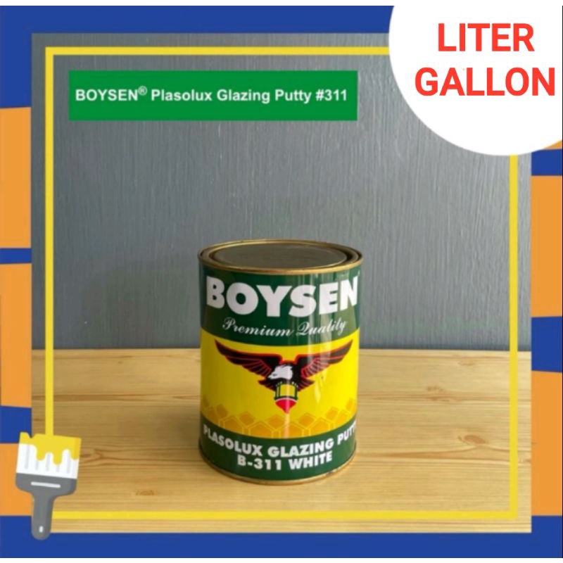 BOYSEN PLASOLUX GLAZING PUTTY B311 PANG MASILYA PINTURADONG ENAMEL NA ...