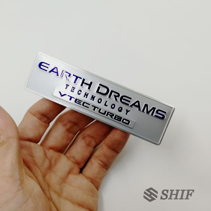 Metal Earth Dreams VTEC Turbo Logo Badge Emblem For Honda | Shopee ...
