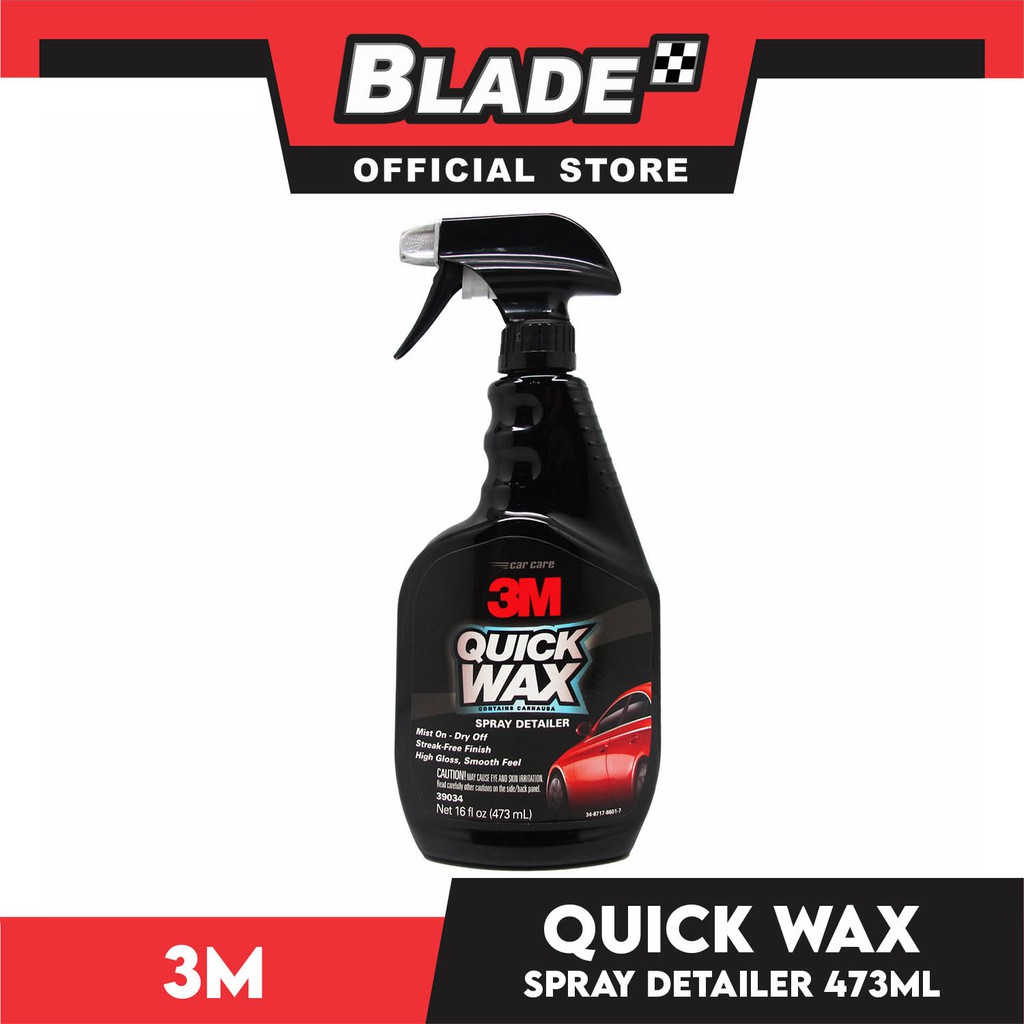 3M Quick Wax 39034 473ml (Black) | Shopee Philippines