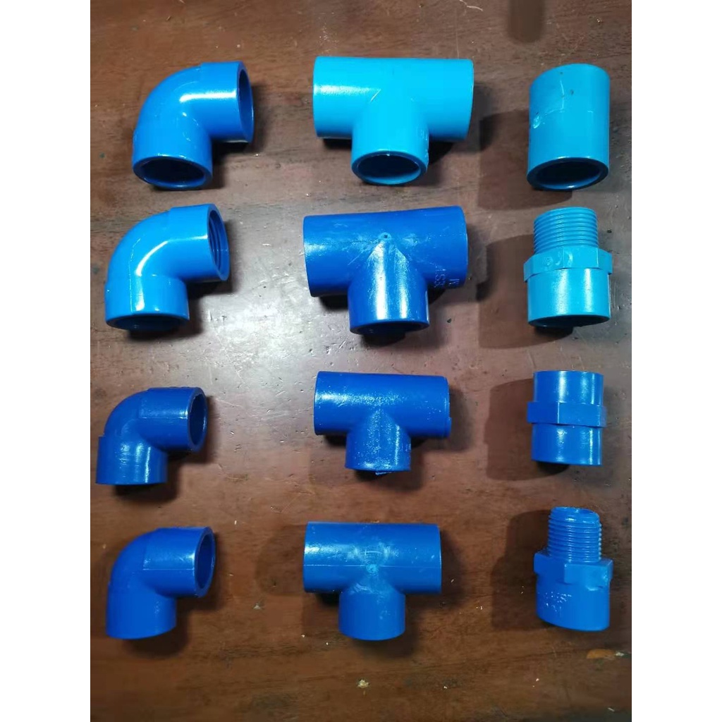 blue best thick PVC Blue fittings 1/2,3/4 Elbow,Elbow45deg,Tee,Coupling ...