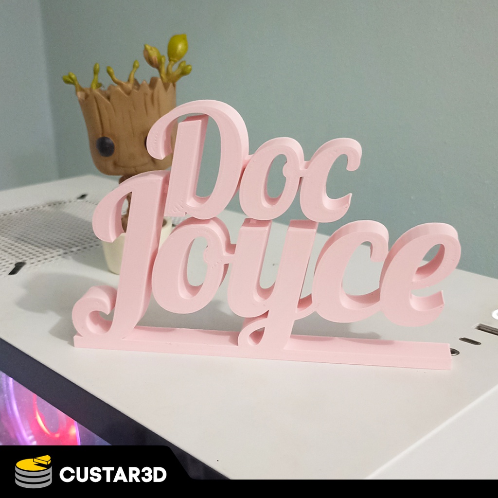 Desk Standee Personalized Name 3D Printed PLA | Shopee Philippines